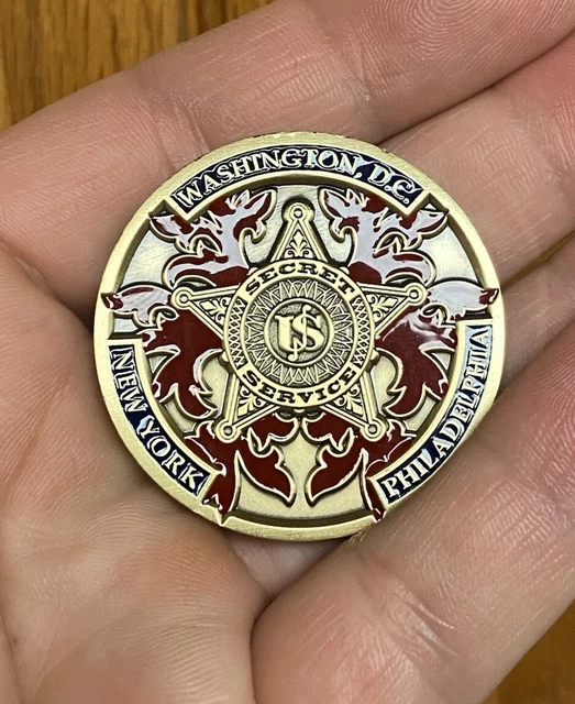 BEAUTIFUL US SECRET Service Pope Francis Visit Challenge Coin - Rare ...