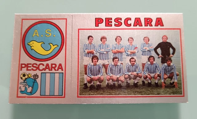 PESCARA SCUDETTO + Squadra Figurine Calciatori Panini 1974 1975 NUOVO Badge New EUR 9,99 ...