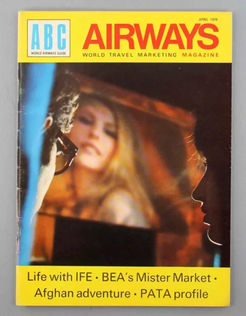 ABC AIRWAYS MAGAZINE April 1970 Modern Air Dc-10 Ife Convair Cv-880 Cv ...