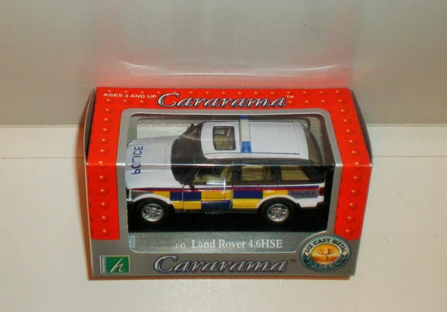 CARARAMA RANGE ROVER 4,6HSE POLIZEI British Land Rover Polizei 1/43 ...