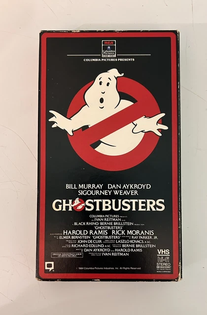 GHOSTBUSTERS VHS VIDEO Tape First Print Full Box 1985 RCA Columbia ...