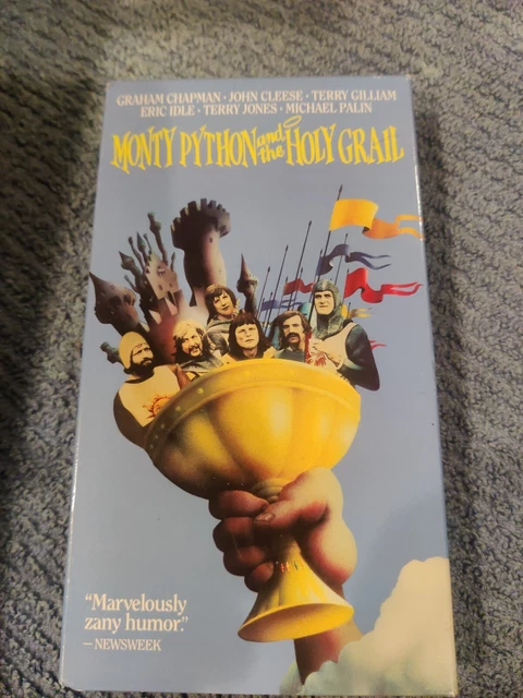 MONTY PYTHON AND The Holy Grail VHS Classic Vintage Very Funny Movie ...