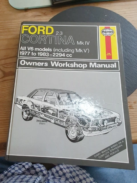 HAYNES WORKSHOP MANUAL Ford Cortina 2.3 M4 All V^ Models 1977 to 1981 ...