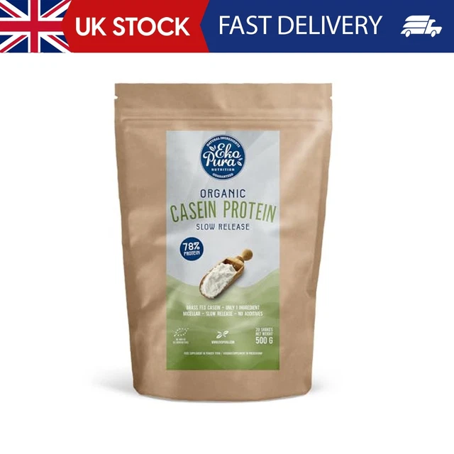 CASEIN PROTEIN POWDER - 500g | 78% Protein | Hormone Free, GMO-Free ...