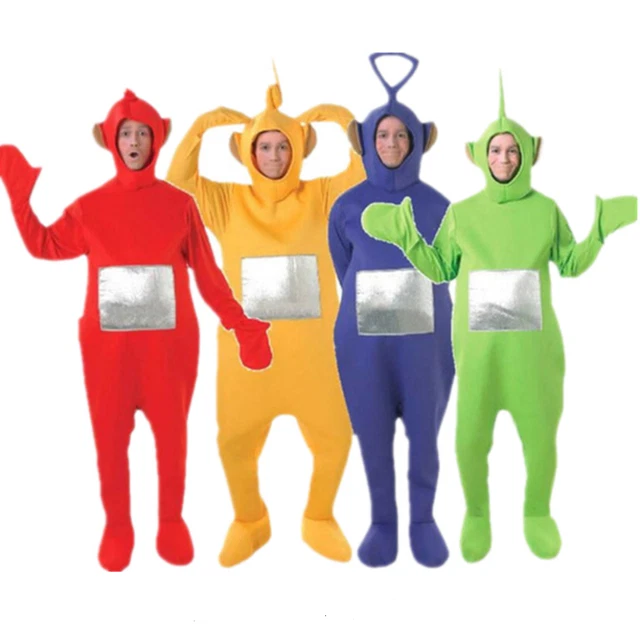 BOOK WEEK TELETUBBIES Tinky Dipsy PO LAA Adult Jumpsuit Mask Set ...
