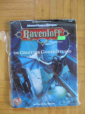 THE TOMB OF Count Strahd + Colored Map AD&D 2nd Edition Ravenloft ...