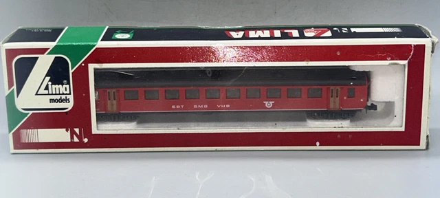 LIMA N Gauge 1:160 passenger coach Boxed EBT SMB VHS Vintage RARE £15. ...