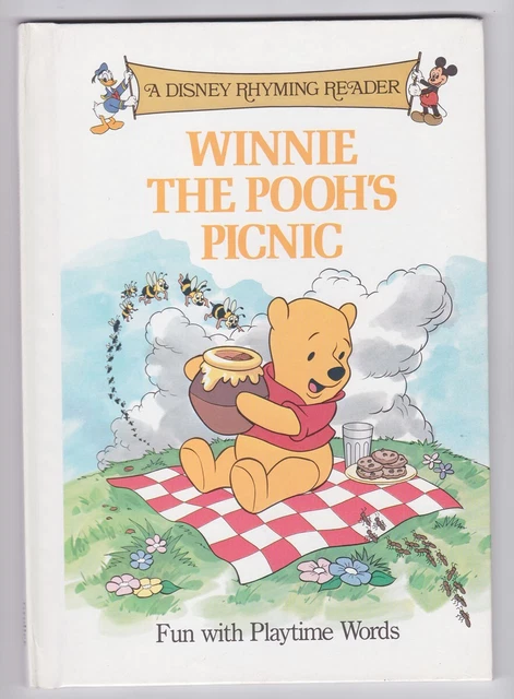 DISNEY RHYMING READER book - Winnie the Pooh's Picnic, hardback book ...