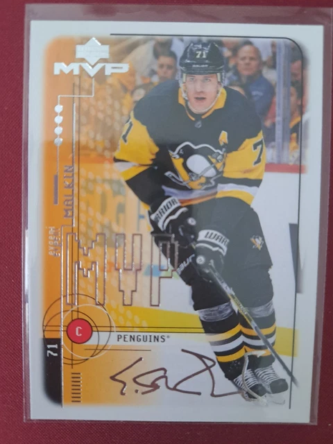 EVGENI MALKIN 20TH ANNIVERSARY SILVER SCRIPT 2018-19 UD MVP #91 Pittsburgh NHL £4.09 - PicClick UK