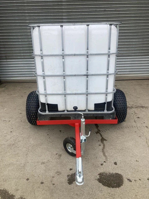 IBC WATER TANK Trailer ATV Quad Bowser £650.00 - PicClick UK