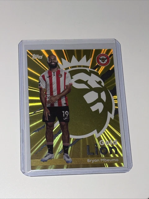 TOPPS 2026 BRYAN Mbeumo Gold Lion Card #Gl4 Premier League £4.90 ...