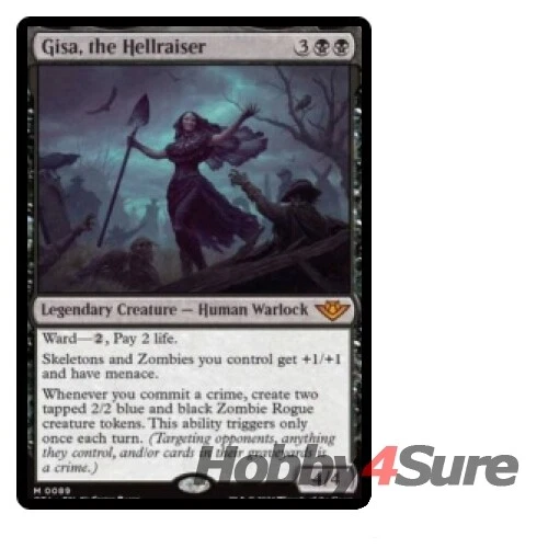 GISA, THE HELLRAISER M/QUASI Magic: The Gathering MTG Outlaws Of ...