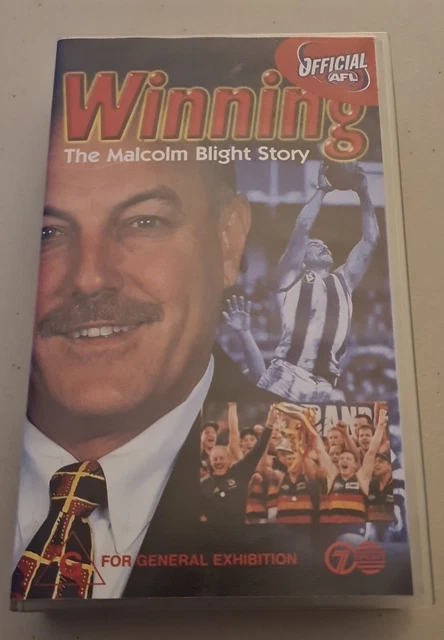 AFL FOOTBALL THE Malcolm Blight Story AFL VHS Winning AFL VHS Video PAL ...