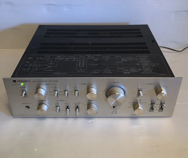 SHARP OPTONICA SM - 3636 Stereo Integrated Amplificateur Hi-Fi Silver ...