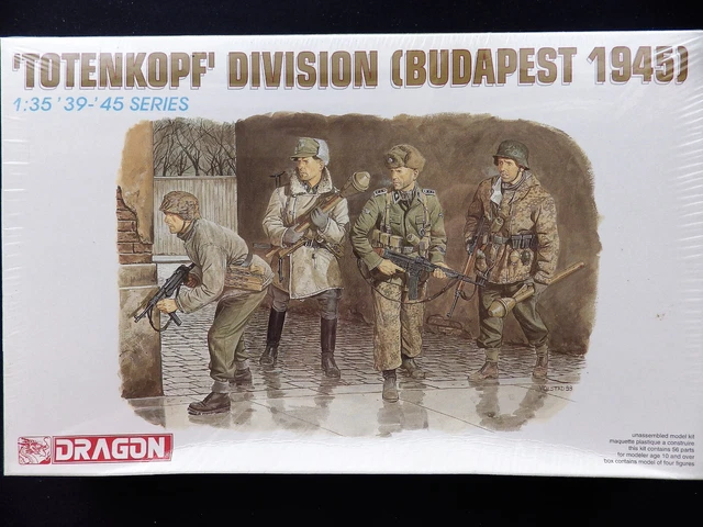 & TOTENKOPF DIVISION 1945 " DRAGON 6095 in 1:35 UNGEBAUT / KARTON IN ...