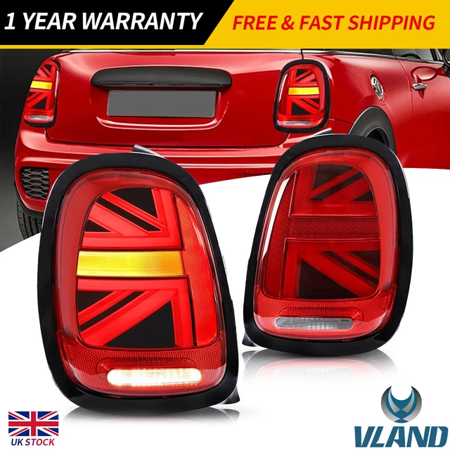 VLAND LED TAIL Lights for BMW Mini FWD F55 F56 F57 Cooper One 2014-22 ...