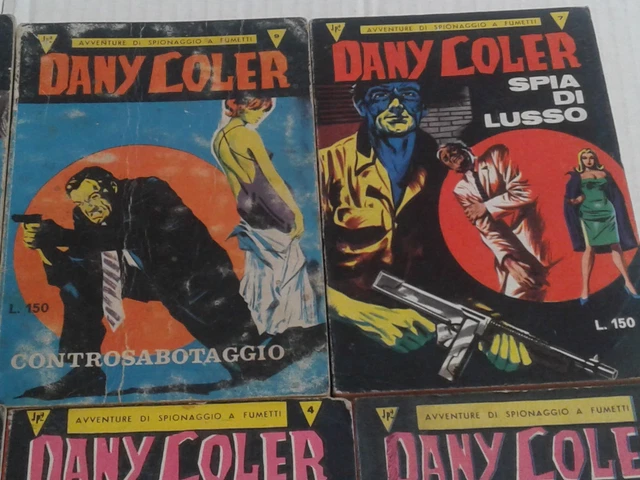 LOTTO VINTAGE DANY COLER N° 2- edizioni Cofedit 1965 A fumetti + ho 4 5 ...