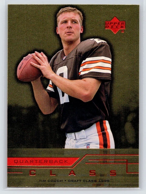 TIM COUCH 1999 quart-arrière pont supérieur classe #QC1 marron ...