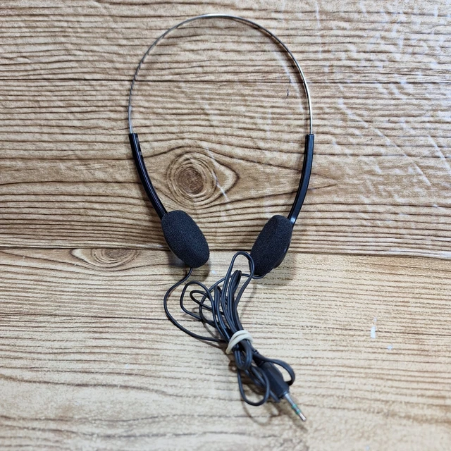 VINTAGE SONY MDR-006 Walkman Discman Stereo Metal Headphones Foam Pads ...