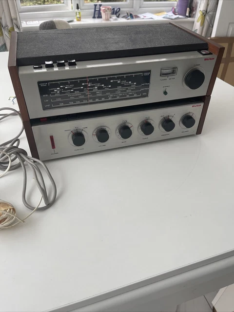 VINTAGE BUSH TUNER A747 & Amplifier A746 Rare £32.00 - PicClick UK