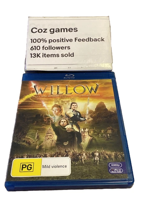 WILLOW BLU RAY Region B Val Kilmer Joanne Whaley Fantasy Action Movie ...