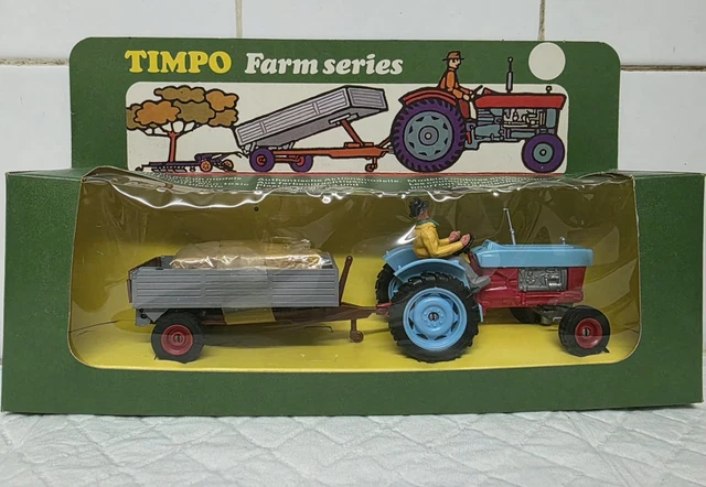 TIMPO PLASTIC FORD 5000 Tractor And Trailer New £307.50 - PicClick UK