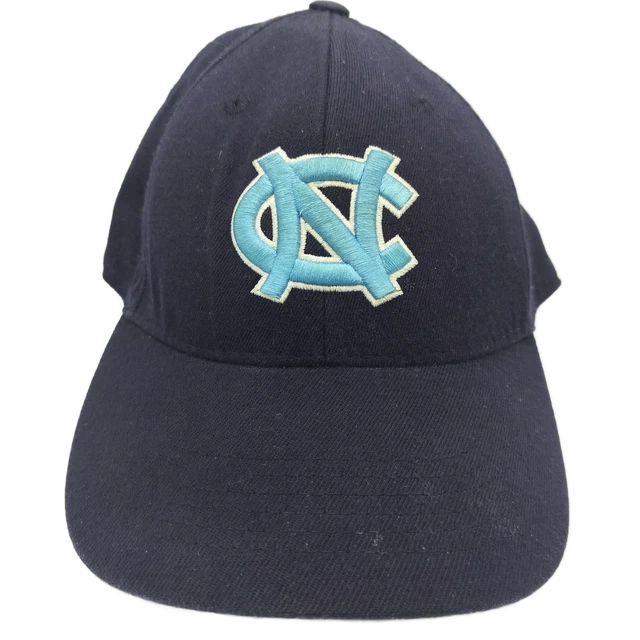 UNC TAR HEELS Top of the World One-Fit Hat Navy Blue Light Blue Logo ...