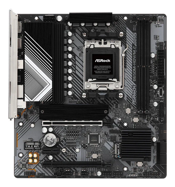 ASROCK B650M-HDV/M.2 AMD B650 Socket AM5 micro ATX £112.20 - PicClick UK