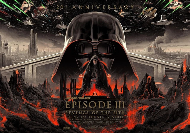 STAR WARS - Revenge of the Sith (20th anniversary) Manifesto Locandina ...