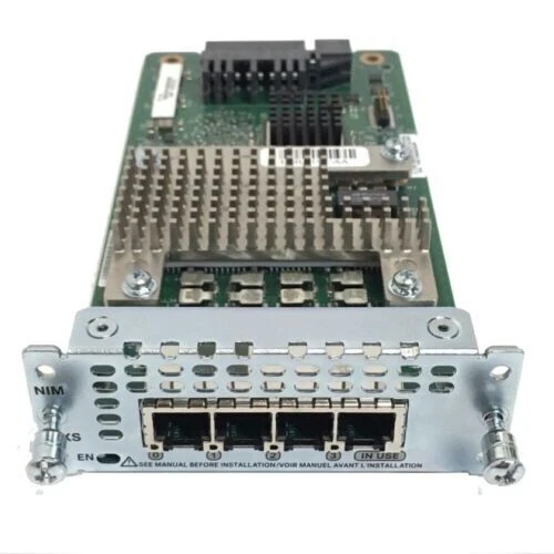 CISCO NIM-4FXS 4-PORT Network Interface Module FXS for ISR 4000 Series ...