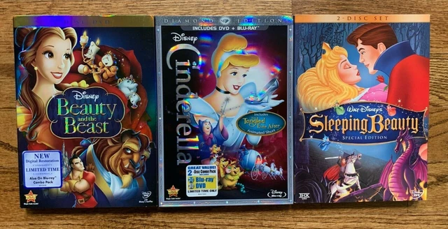 DISNEY PRINCESS DVD LOT Of 2 Cinderella & Sleeping Beauty Special ...