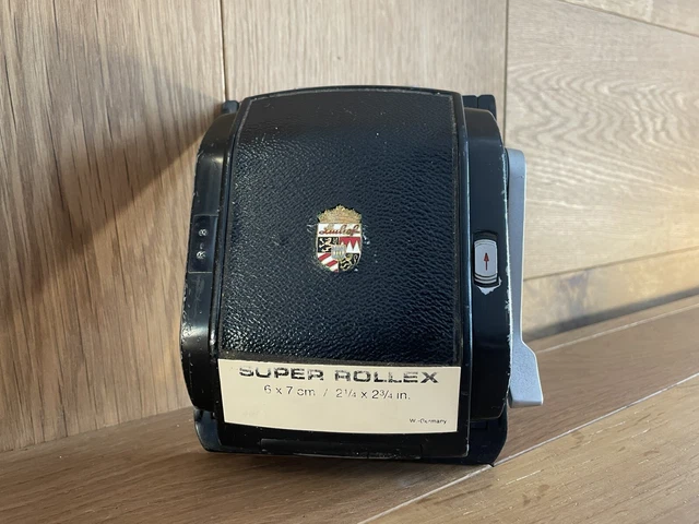 EXC+5 IN BOX Linhof Super Rollex 6x7 / 2¼x2¾ in. 120 Film Back for 4x5 ...