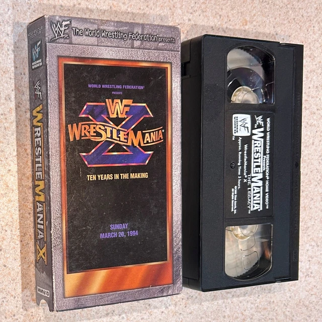 WWF -- WRESTLEMANIA X Vhs (1998) £8.88 - PicClick UK
