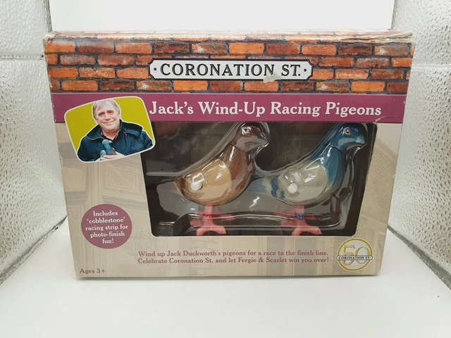 CORONATION STREET JACK Duckworth Wind Up Racing Pigeons Game £13.99 ...