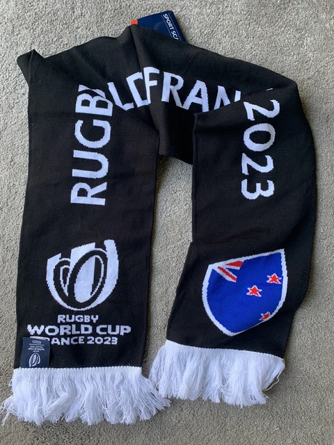RUGBY WORLD CUP 2023 Scarf - All Blacks. New Zealand. Official ...