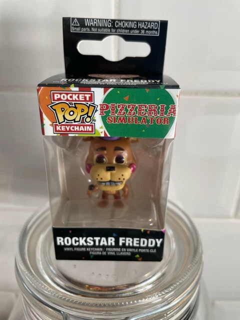 FUNKO POP KEYCHAIN Rockstar Freddy FNAF Five Nights At Freddy's Pocket ...
