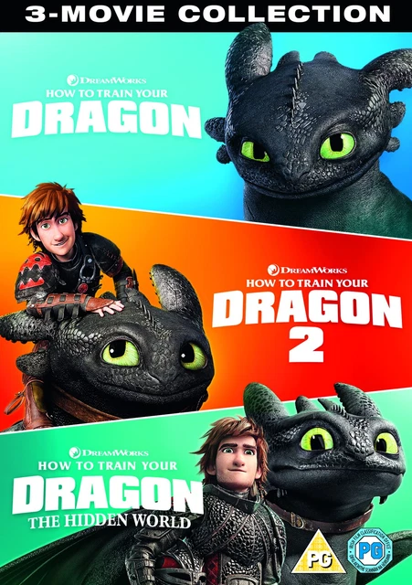 HOW TO TRAIN Your Dragon: 3-movie Collection (DVD) (PRESALE 24/03/2025 ...