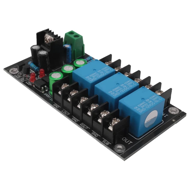 300W DIGITAL AMPLIFIER Speaker Board Relay Module 2.1 Three-Channel8153 ...