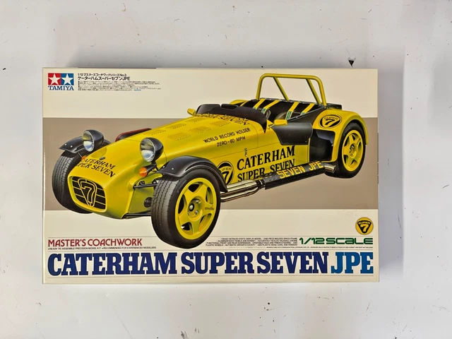 RARE TAMIYA 1/12 Master's Coachwork Caterham 'Super Seven JPE' Model ...