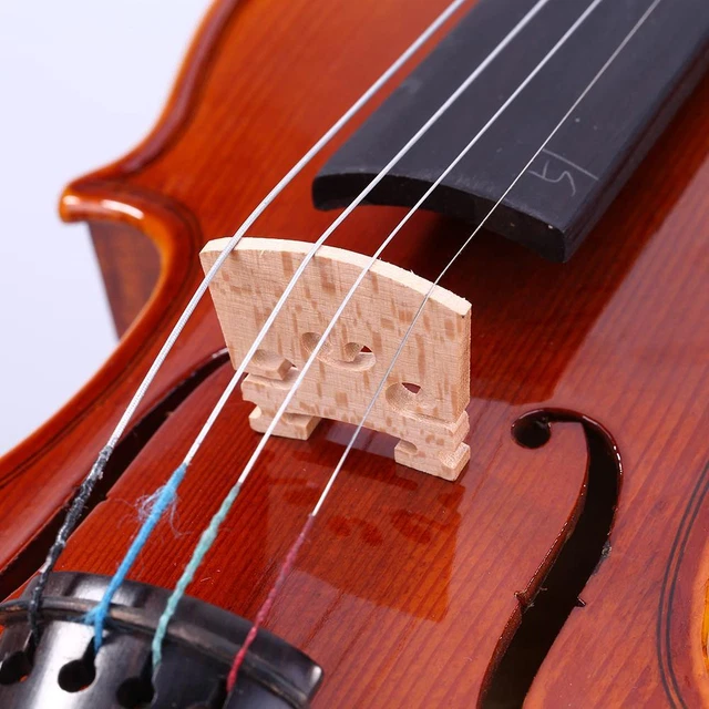 WOOD VIOLIN BRIDGE Maple Violin Code Musical Instrument Accessories (1/ ...
