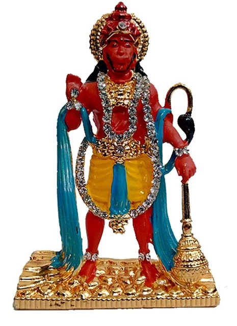 LORD HANUMAN IDOL DVD Bajrang Bali statua in metallo per la casa ...