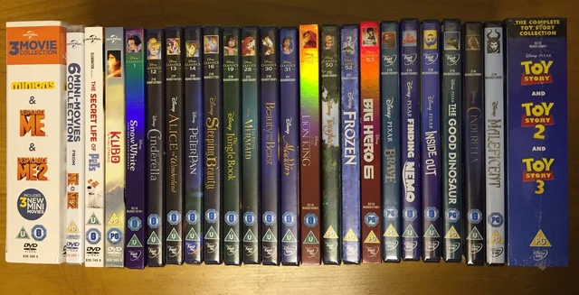 DISNEY CLASSICS PIXAR DVD Bundle Lot Kids Children’s Movie New ...