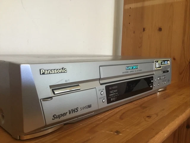 PANASONIC NV-HS820B-S VHS VIDEO RECORDER PLAYER superdrive S-VHS £34.00 ...