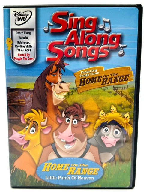 DISNEY'S SING ALONG Songs DVD Home on the Range Kids Disneyland Musical ...
