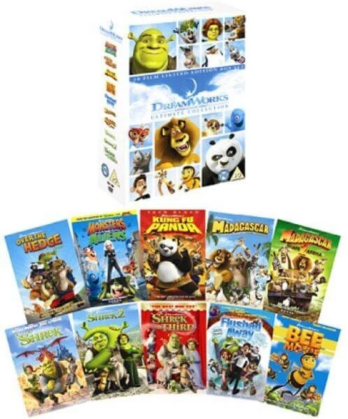 DREAMWORKS ANIMATION ULTIMATE Collection DVD Region 2 New Sealed £128. ...