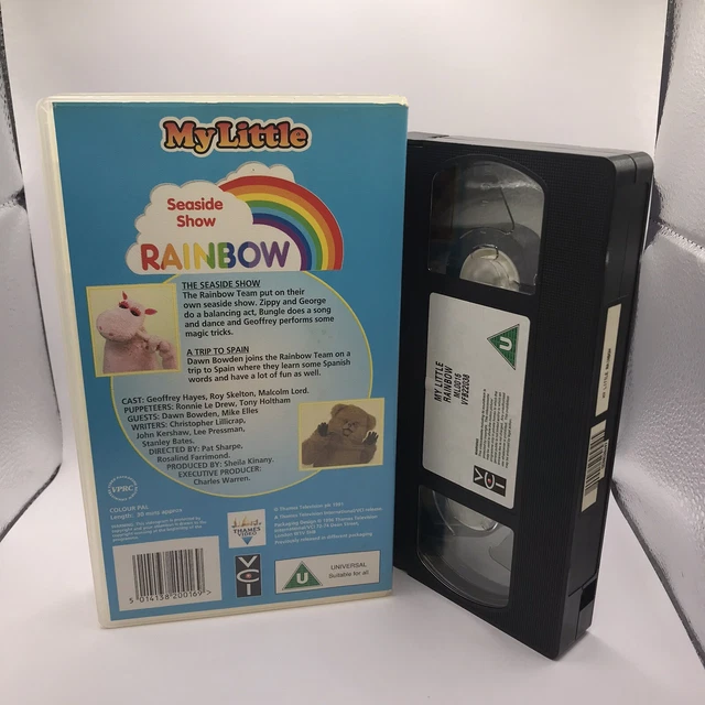 MY LITTLE RAINBOW - Vhs Video - Seaside Show / Treat Size Tape - Very ...