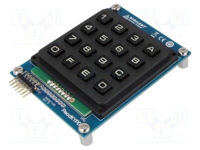 PMODKYPD PMOD MODULE; 16-button keypad; GPIO; prototype board £31.04 ...