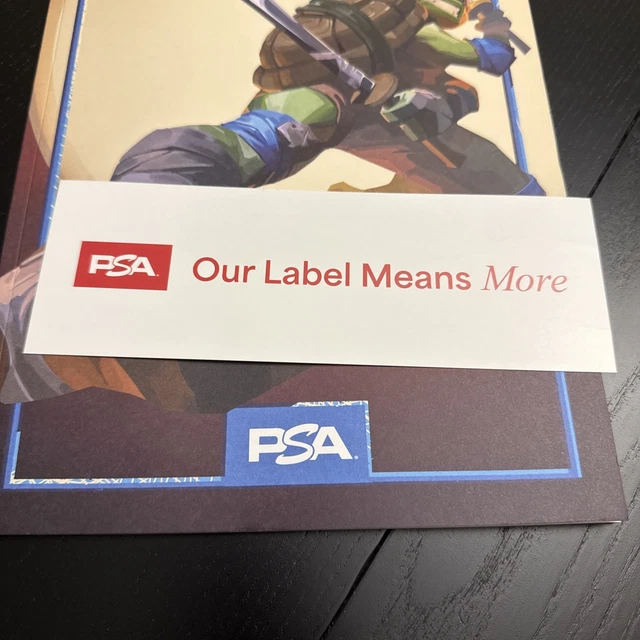 PSA MAGAZINE SEPTEMBER 2025 Leonardo Cover With PSA Ticket Unread ...