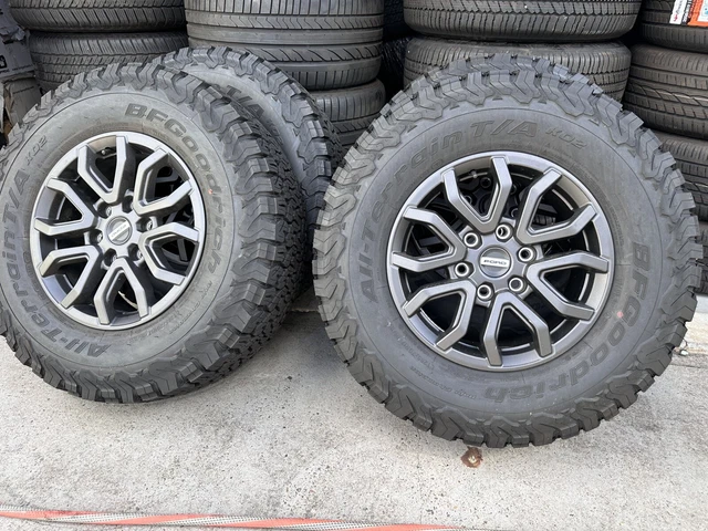 4X NEW GENUINE FORD RANGER RAPTOR X BLACK 2024 17" WHEELS & BFG KO2 AT ...