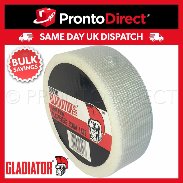 Scrim Tape Plasterers Mesh Plastering Plasterboard Joint Fibre Jointing £3599 Picclick Uk